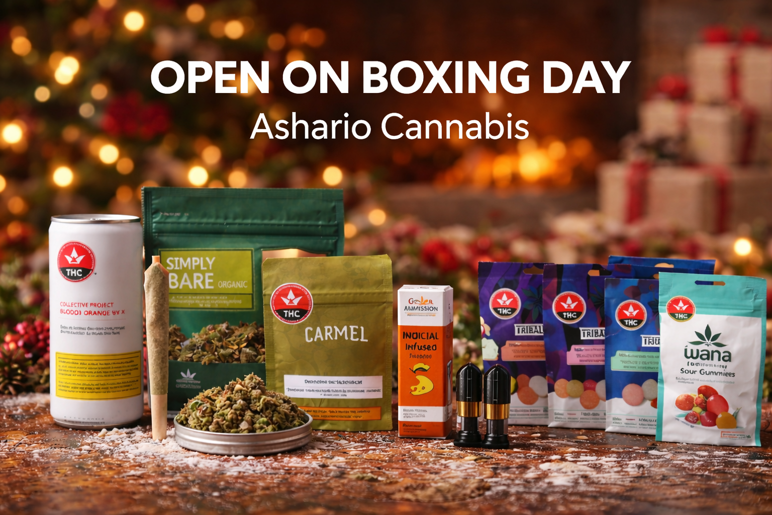Cannabis Store Open on Boxing Day | Ashario Cannabis